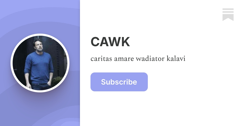 CAWK | Paul Town | Substack