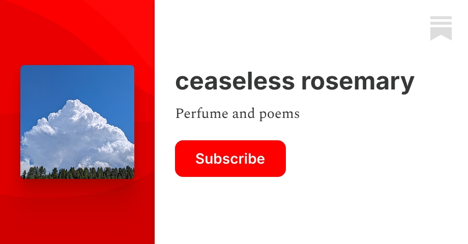 ceaseless rosemary | Lindsey Webb | Substack