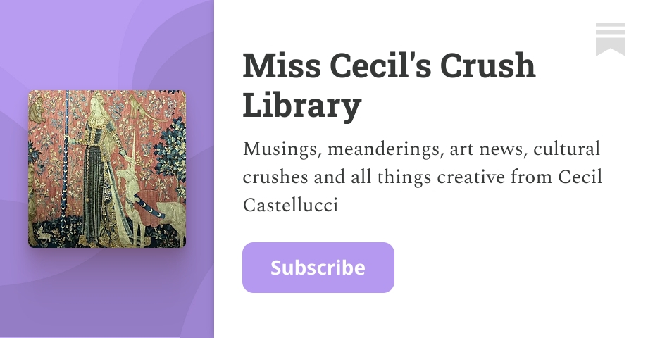 Miss Cecil's Crush Library | Cecil Castellucci | Substack