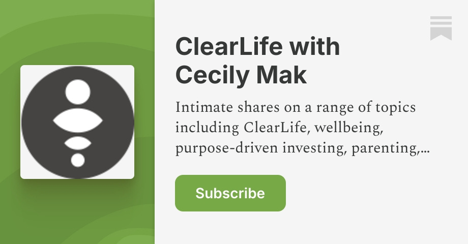 ClearLife with Cecily Mak | Substack