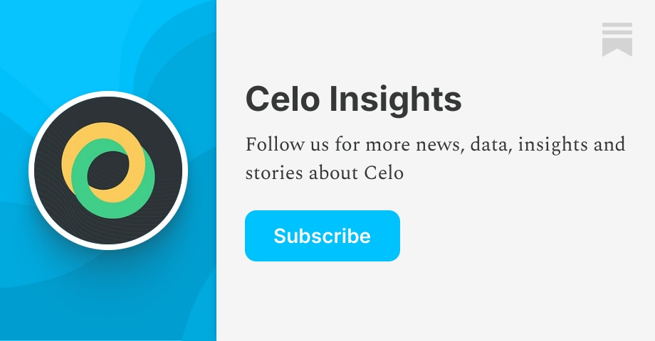 Celo Ecosystem Weekly Highlights #Week6