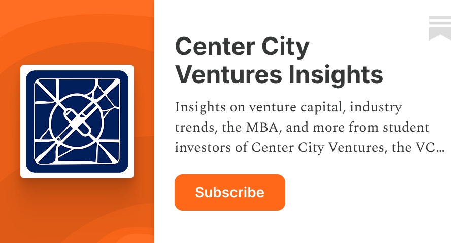 Center City Ventures Insights | Substack