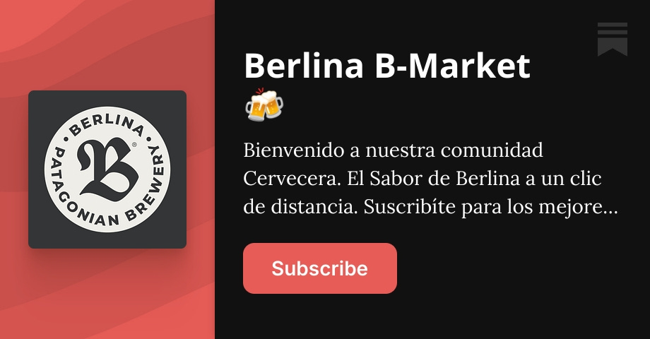 Berlina B-Market 🍻 | Substack