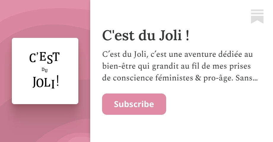 C'est du Joli ! | Floriane | Substack