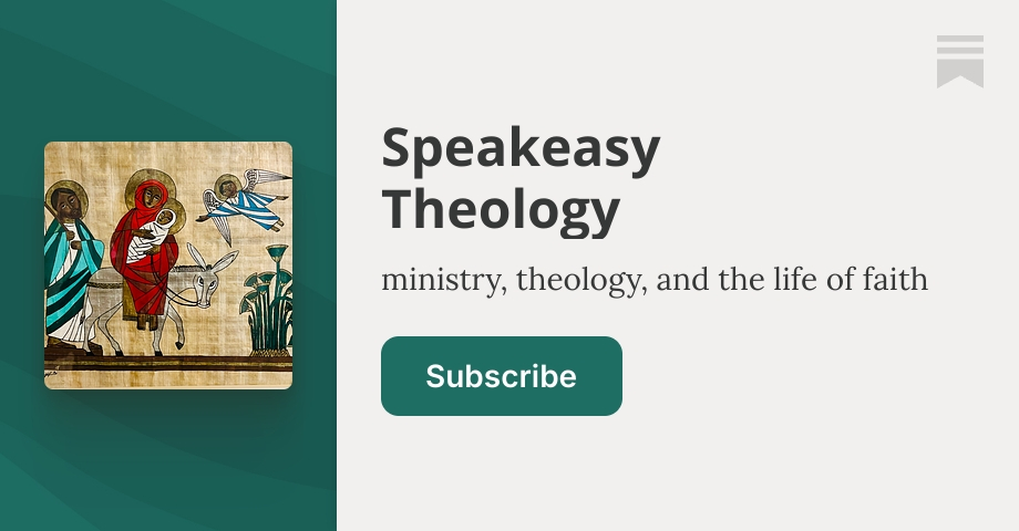 Speakeasy Theology | Chris EW Green | Substack