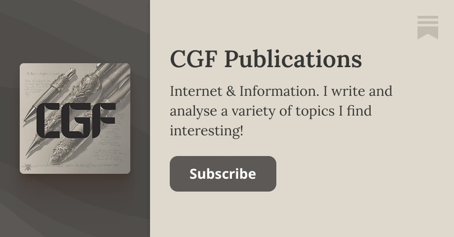 CGF Publications | Xavier | Substack