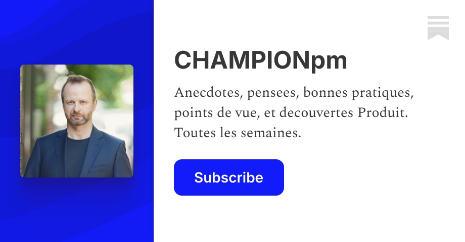 CHAMPIONpm | Stef Delbecque | Substack
