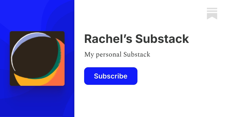 Rachel’s Substack | Rachel Champion | Substack