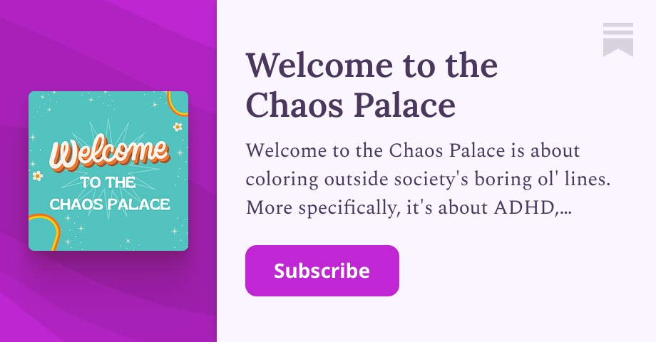 Welcome to the Chaos Palace | Mikhal | Substack