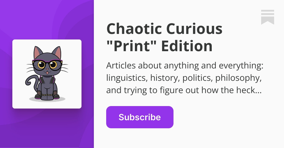 Chaotic Curious "Print" Edition | Substack