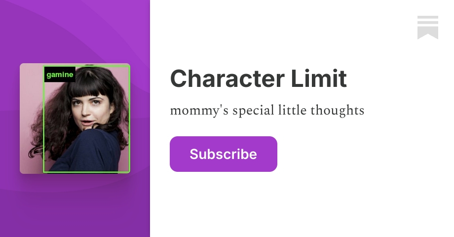 Character Limit | Jaime | Substack