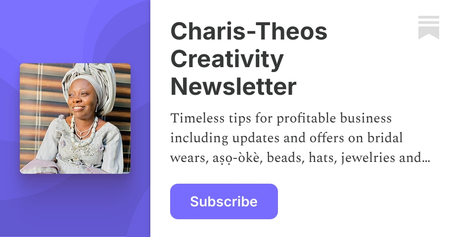 Charis-Theos Creativity Newsletter | Substack