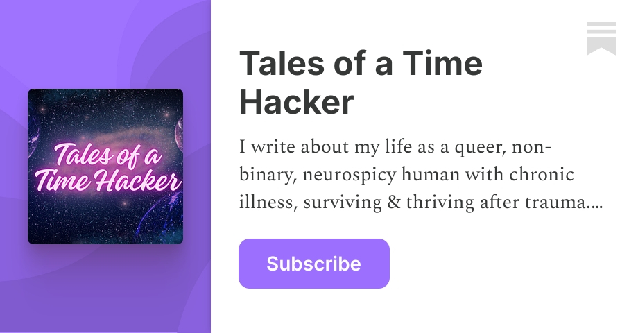Tales of a Time Hacker | Charli | Substack