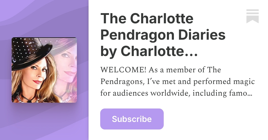 The Charlotte Pendragon Diaries by Charlotte Pendragon | Substack