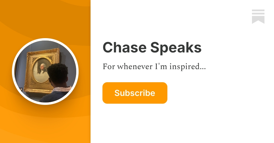 Chase Speaks | Chase Reid | Substack