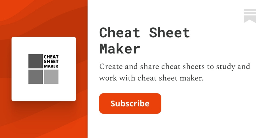 JQ cheatsheet - Cheat Sheet Maker