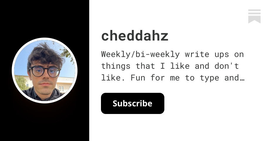 cheddahz | Jay Cheatham | Substack
