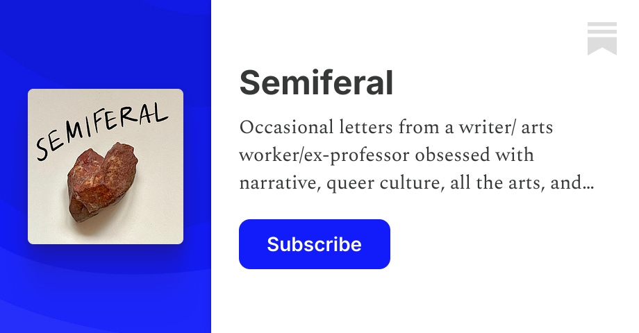 Semiferal | Chelsey Johnson | Substack