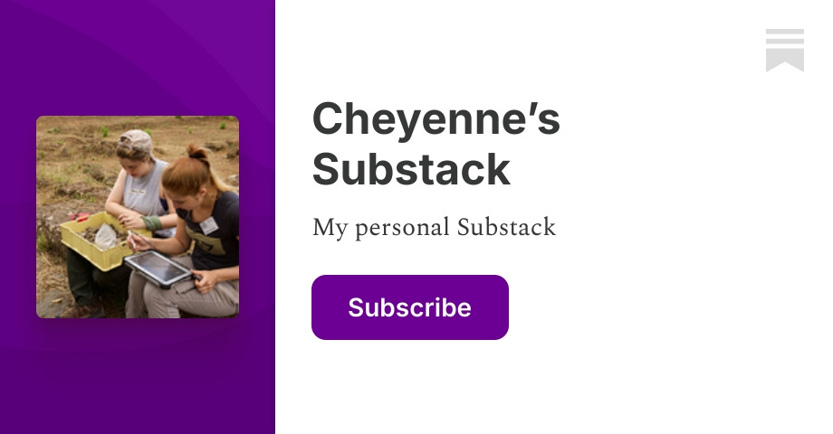 Cheyenne’s Substack | Cheyenne E. | Substack