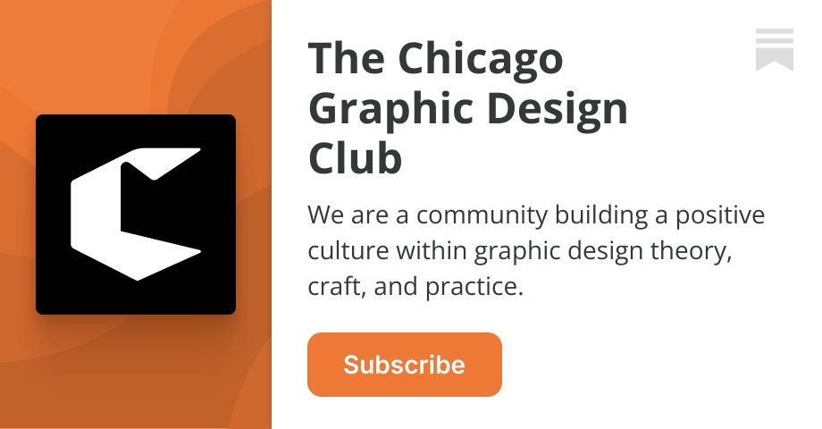 The Chicago Graphic Design Club | Substack