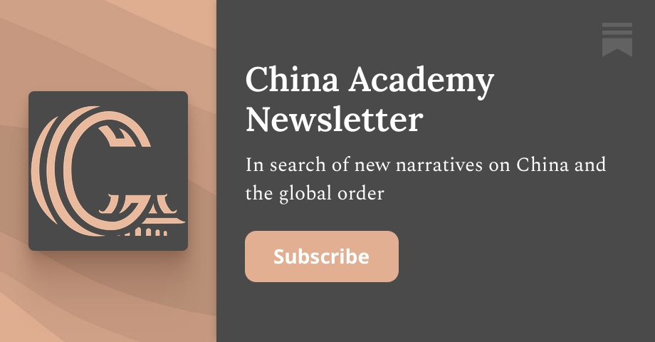 China Academy Newsletter | The China Academy | Substack