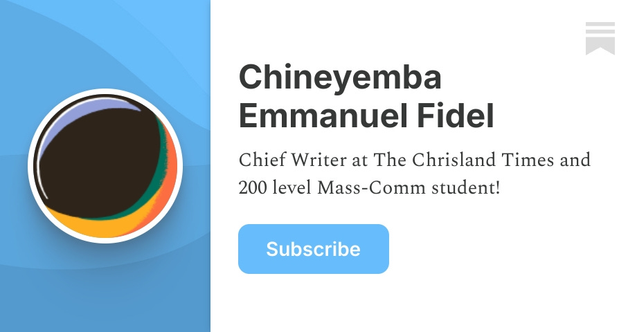 Chineyemba Emmanuel Fidel | Substack