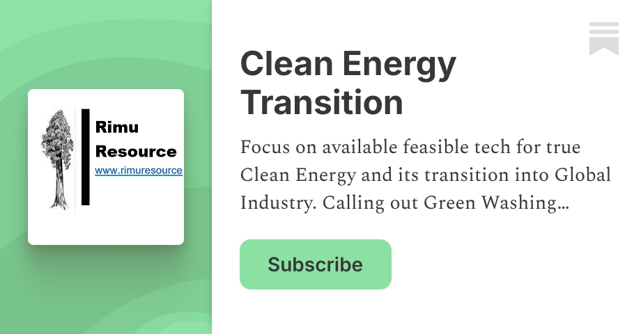 Clean Energy Transition | Chris BRADLEY | Substack