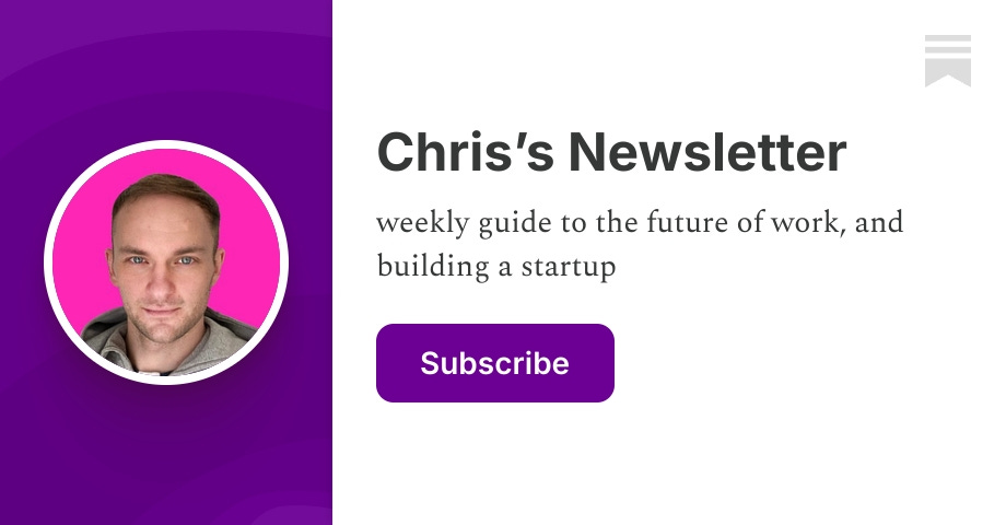 Chris’s Newsletter | Chris Herd | Substack