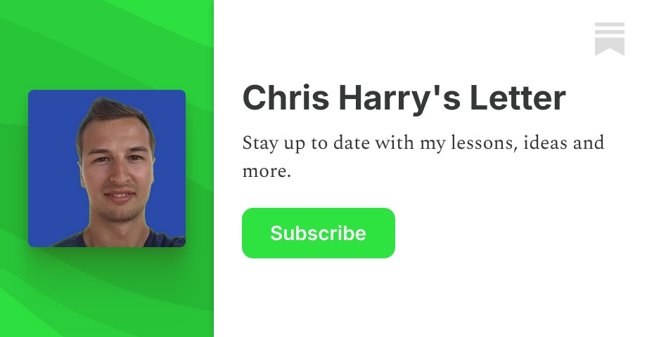 Chris Harry's weekly summary - Chris Harry's Letter