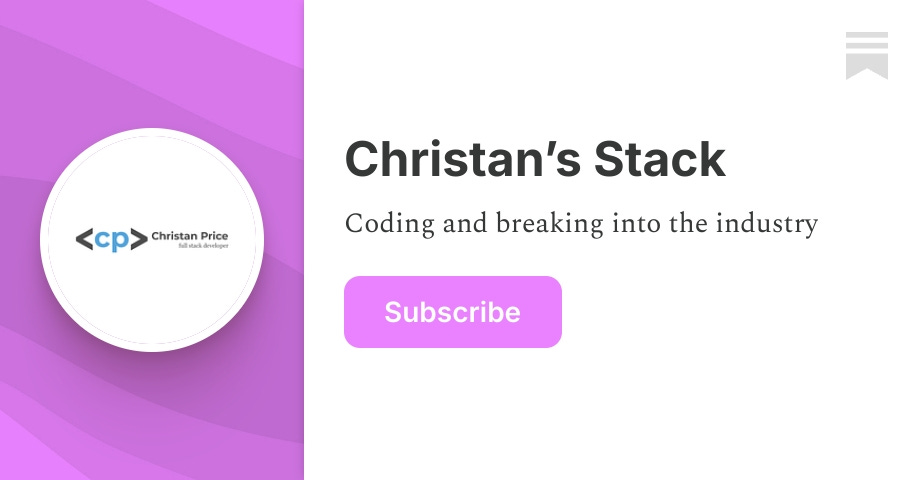 Christan’s Stack | Christan Price | Substack