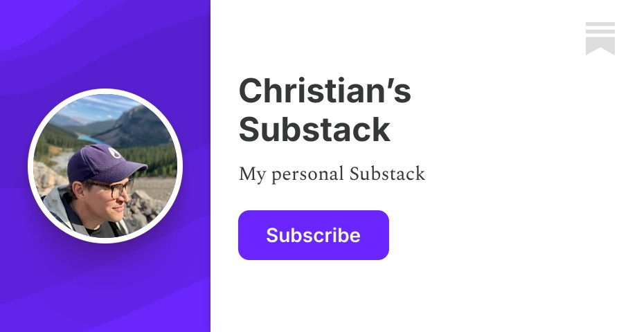 Christian’s Substack | Christian H. Cooper | Substack