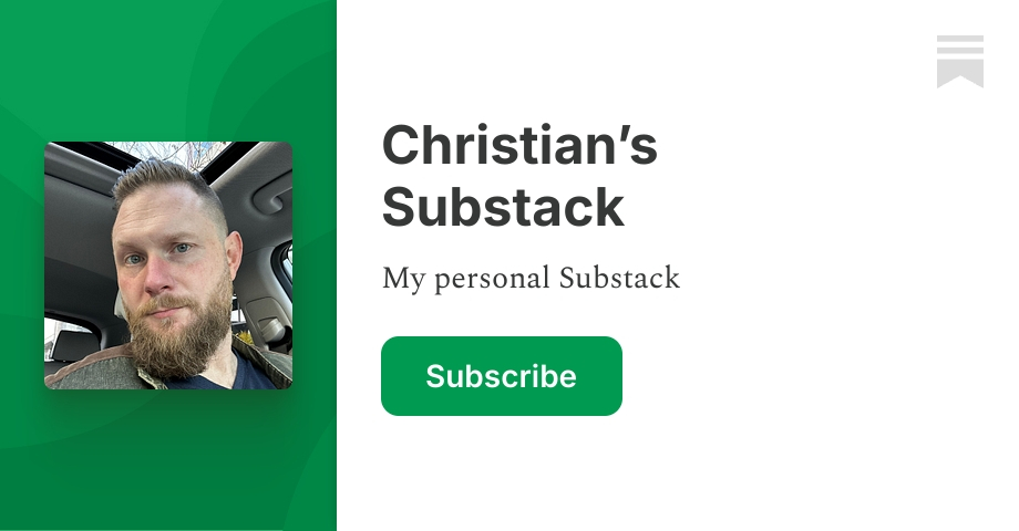 Christian’s Substack | Christian Walters | Substack