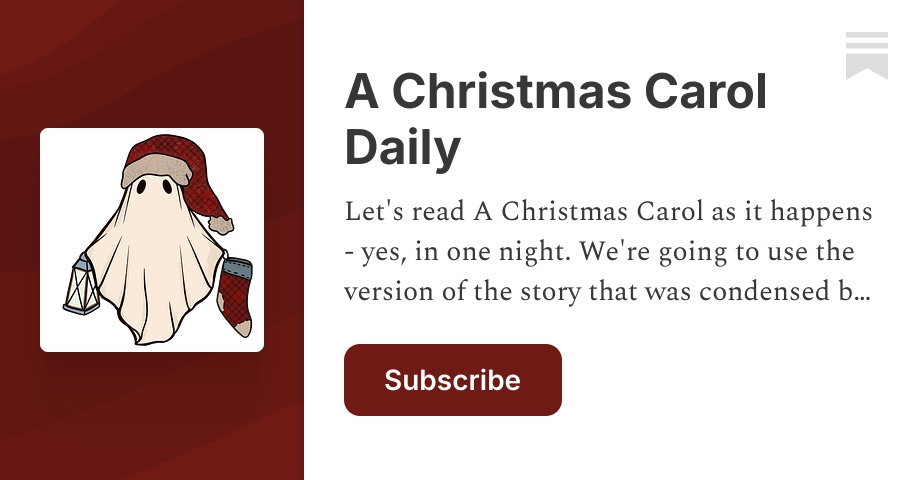The First of the Three Spirits - A Christmas Carol Daily