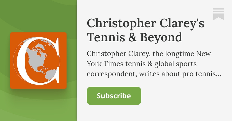 About - Christopher Clarey's Tennis & Beyond