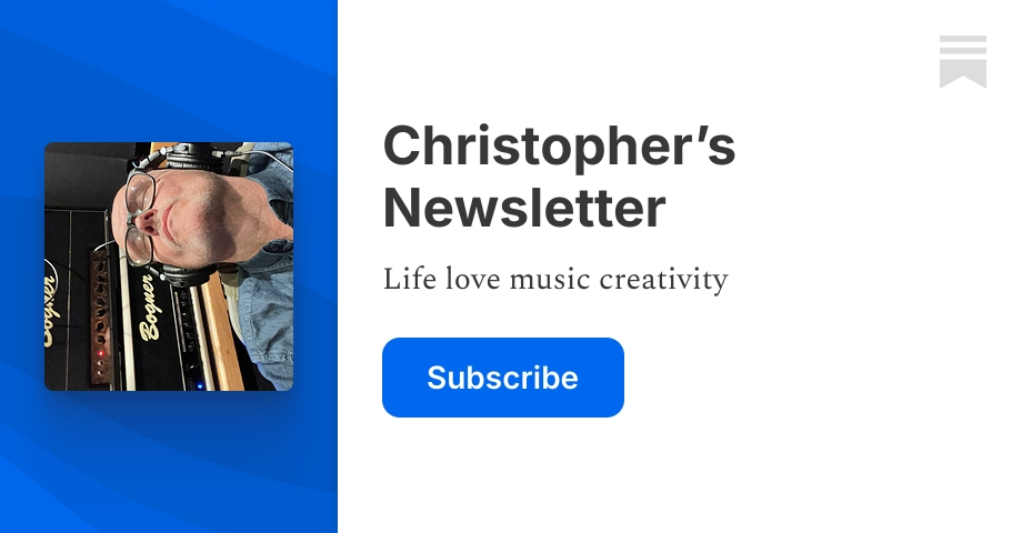Christopher’s Newsletter | Christopher Johnson | Substack