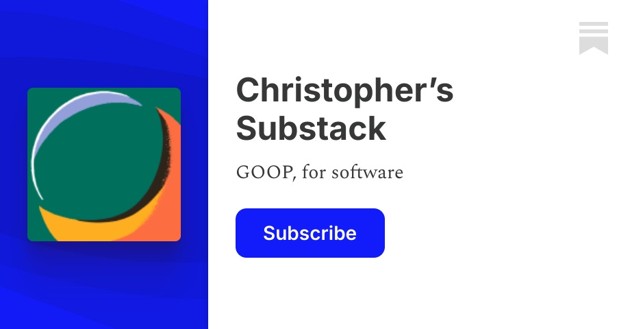 Christopher’s Substack | Christopher Wu | Substack