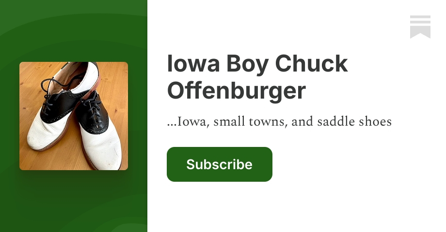 Iowa Boy Chuck Offenburger | Substack