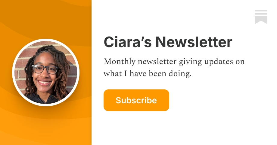 Ciara’s Newsletter | Substack