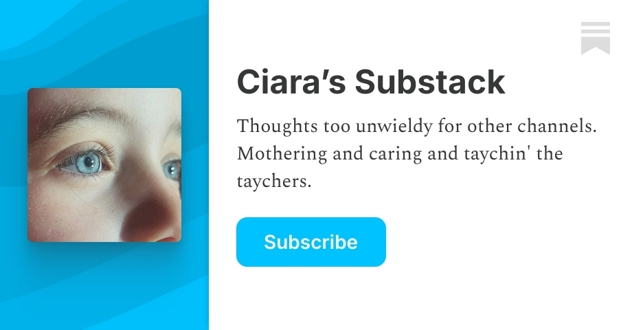 Why here, and why now? - by Ciara Reilly - Ciara’s Substack