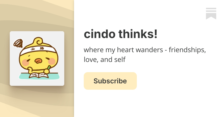 cindo thinks! | Cindy Zhang | Substack