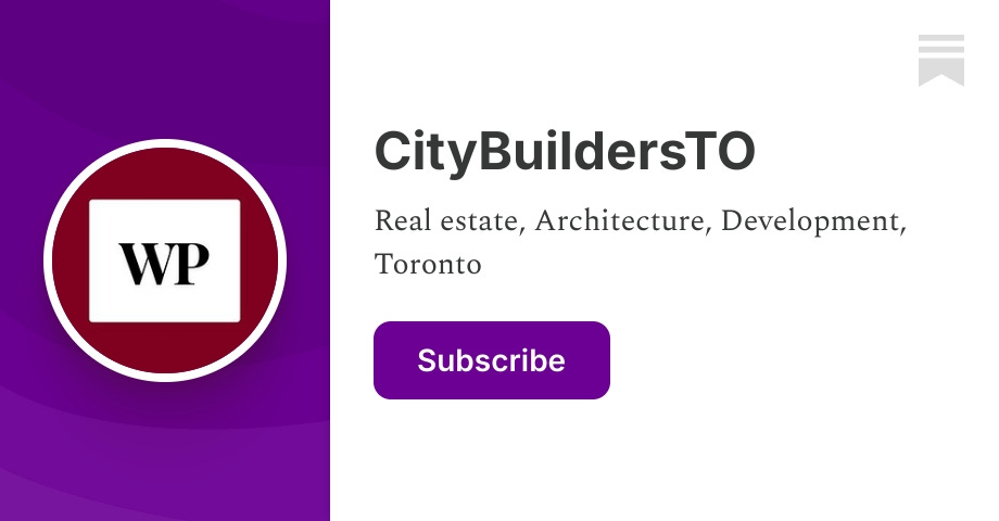 CityBuildersTO | George "Don't Rush" St Pierre | Substack
