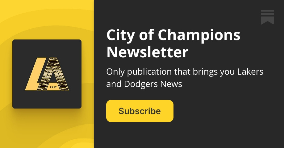 City of Champions Newsletter | Substack