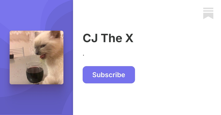 CJ The X | Substack