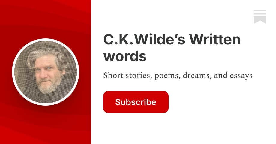 C.K.Wilde’s Written words | Substack
