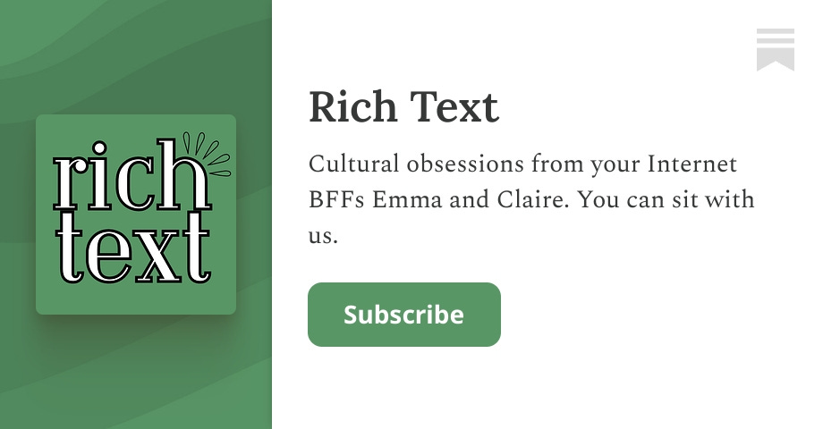 Rich Text | Emma Gray | Substack
