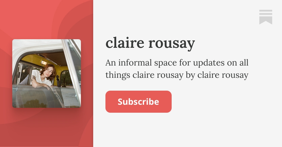 claire rousay | Substack