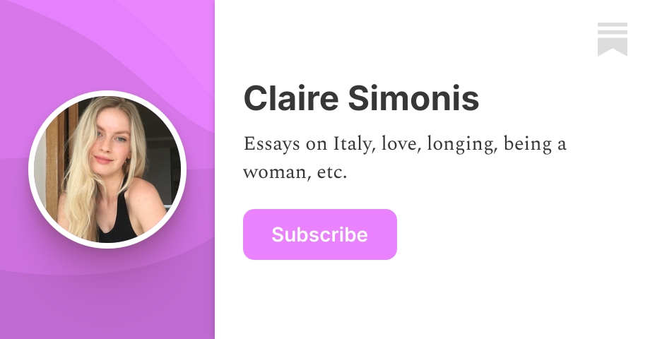 Claire Simonis | Substack