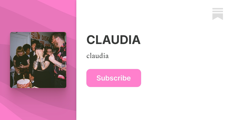CLAUDIA | CLAUDIA MORALES | Substack