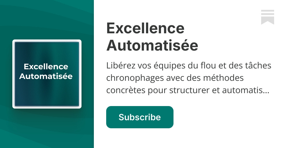 Excellence Automatisée | Clément Derkenne | Substack