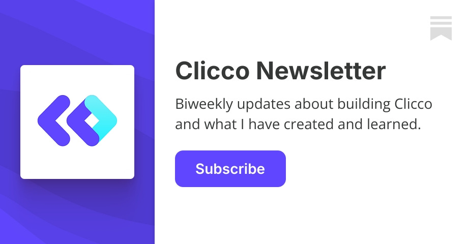 Clicco Newsletter | Jimmy Wong | Substack